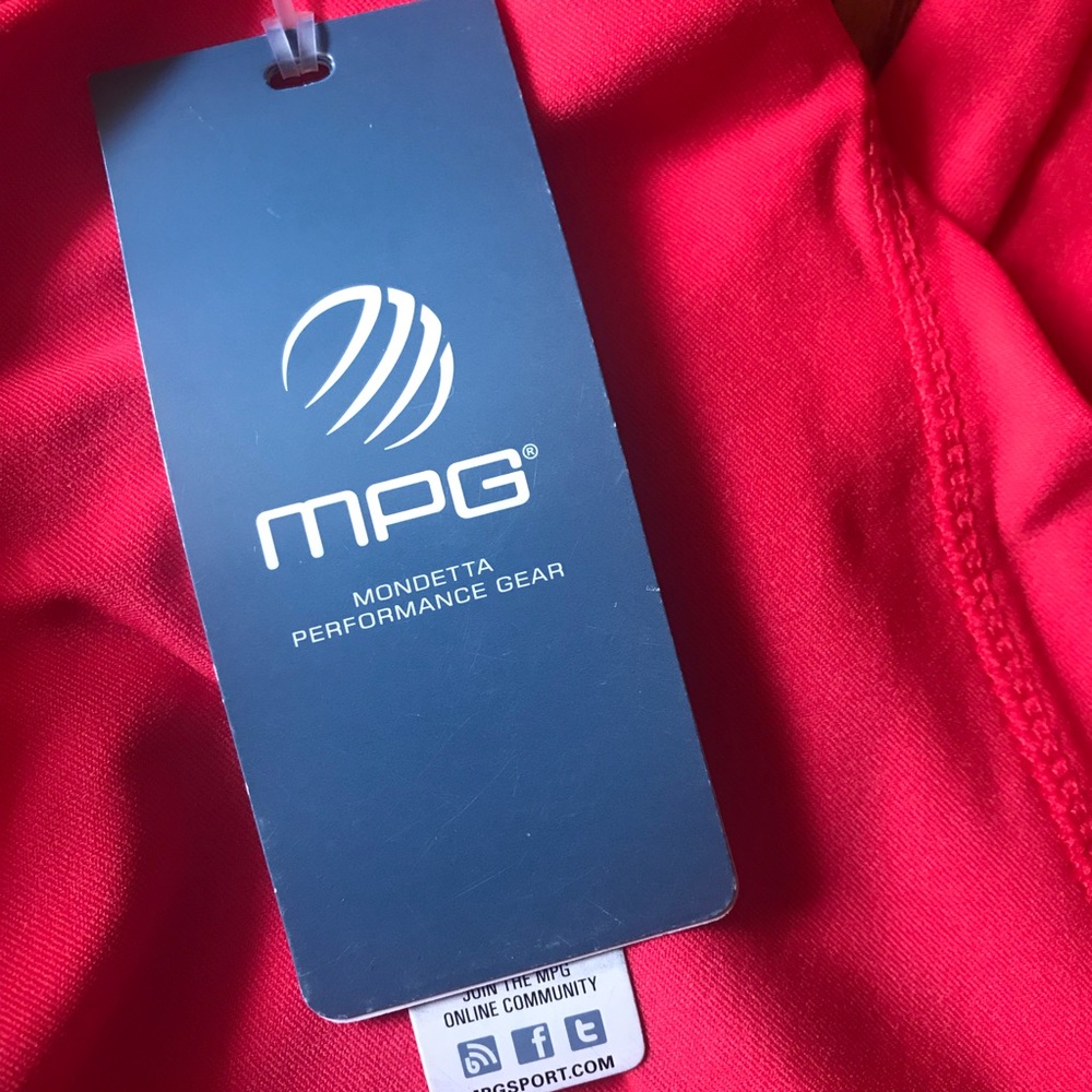 Mpg Mondetta Performance Gear Capri Leggings Sz L - Gem